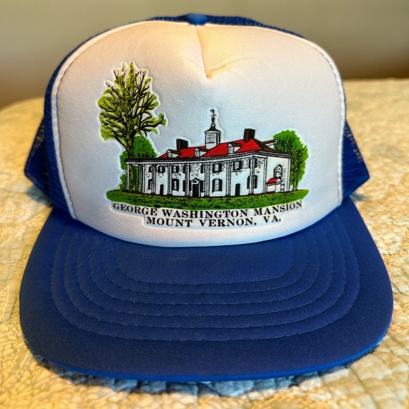 Accessories | Vintage Trucker Hat President George Washington Mansion ...